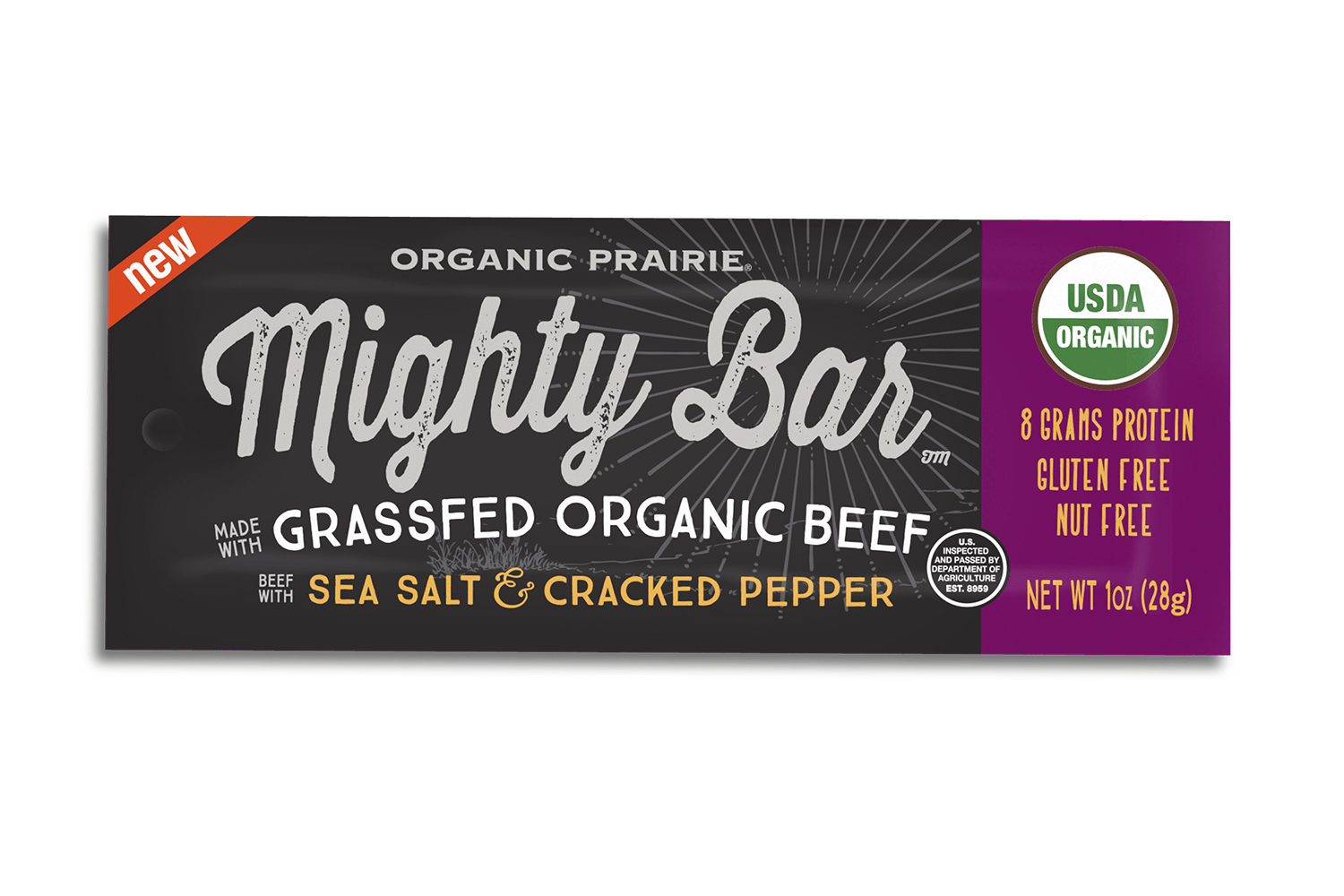 The Mighty Bar Organic Beef Protein Bar for Teen Athletes - Protein Bars